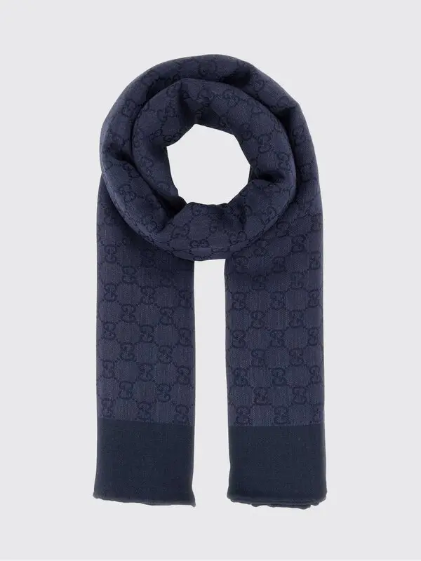 Gucci Jacquard Gg Wool And Silk-blend Scarf