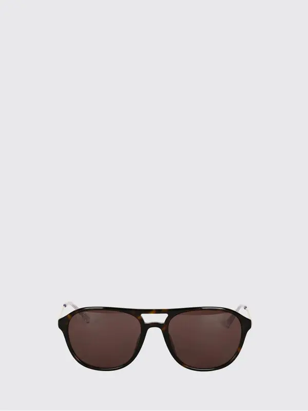 Gucci Rounded Double-bridge Sunglasses In Acetate
