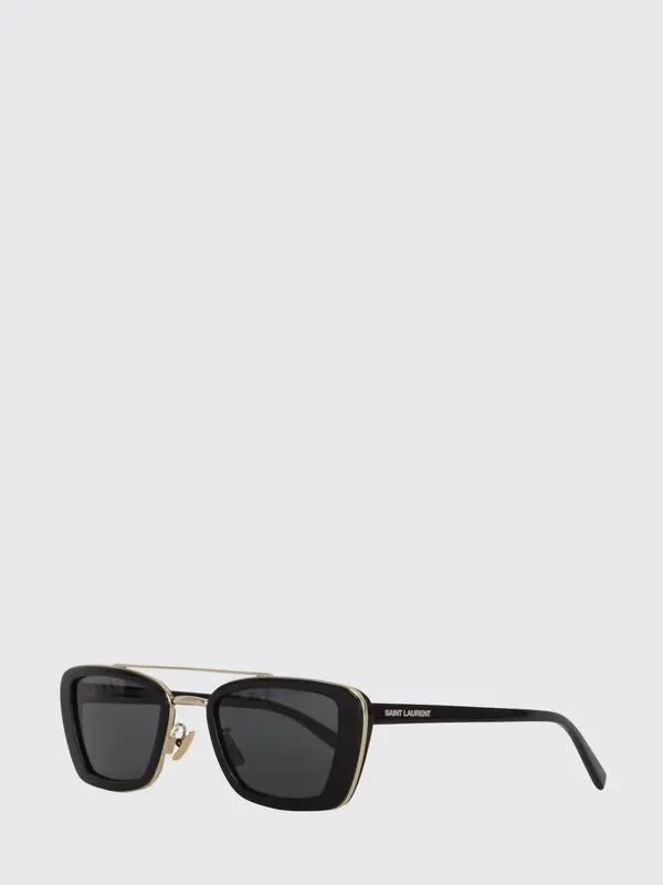 Saint Laurent Tortoiseshell Cat-eye Sunglasses With Metal Double Bridge