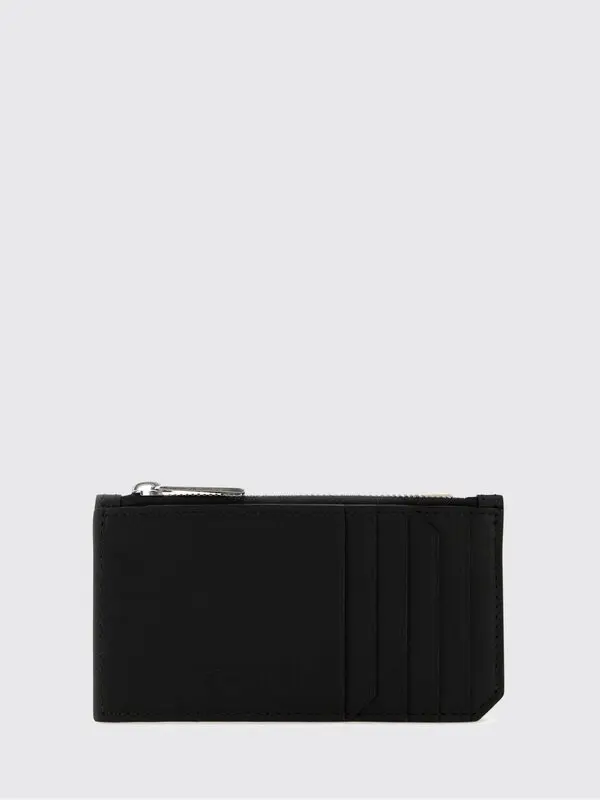 Bottega Veneta Intrecciato Leather Flat Card Holder With Zip Pocket