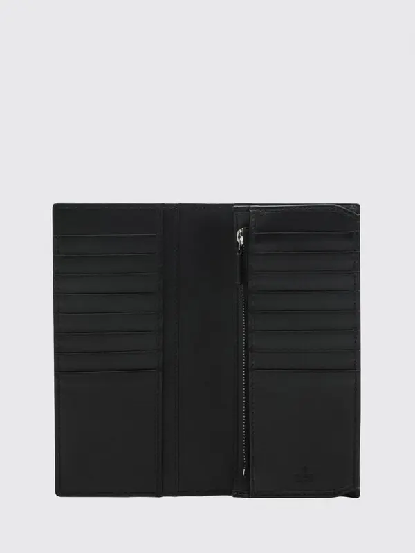 Gucci Gg Emblem Wallet In Embossed Leather