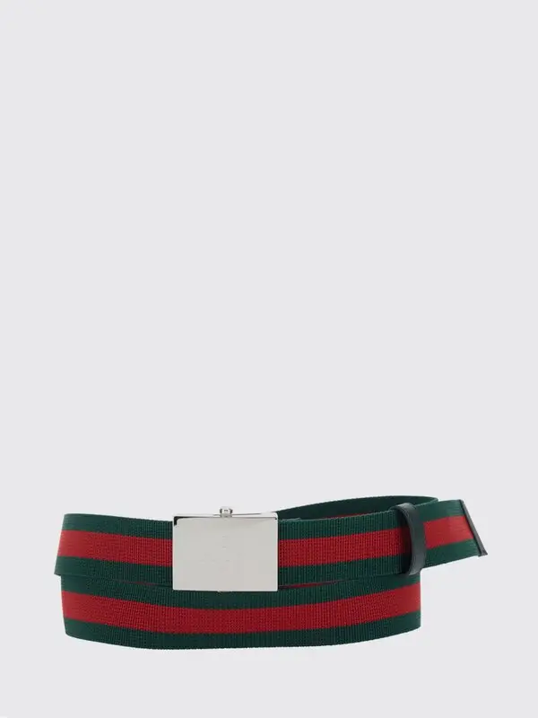 Gucci Web Stripe Polyester Belt
