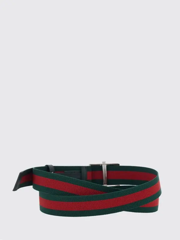 Gucci Web Stripe Polyester Belt