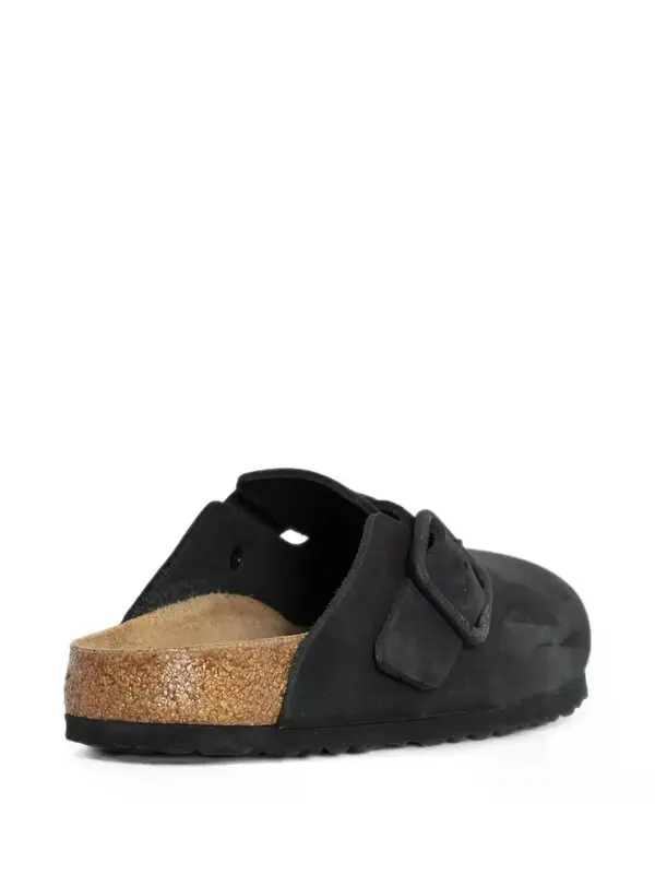 BIRKENSTOCK Boston Nubuck Leather Mules