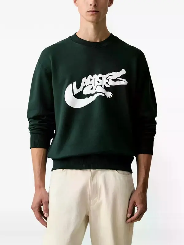 Lacoste Logo-print Sweatshirt - Green