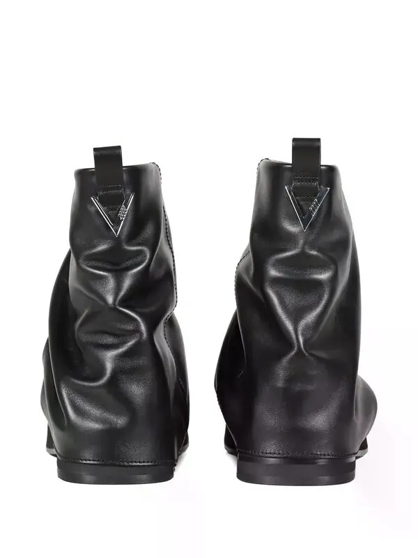 Attico Mini Robin Layered Combat Boots
