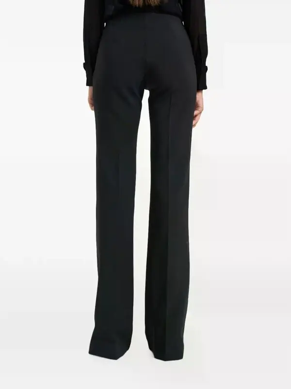Elisabetta Franchi Logo-plaque Flared Trousers