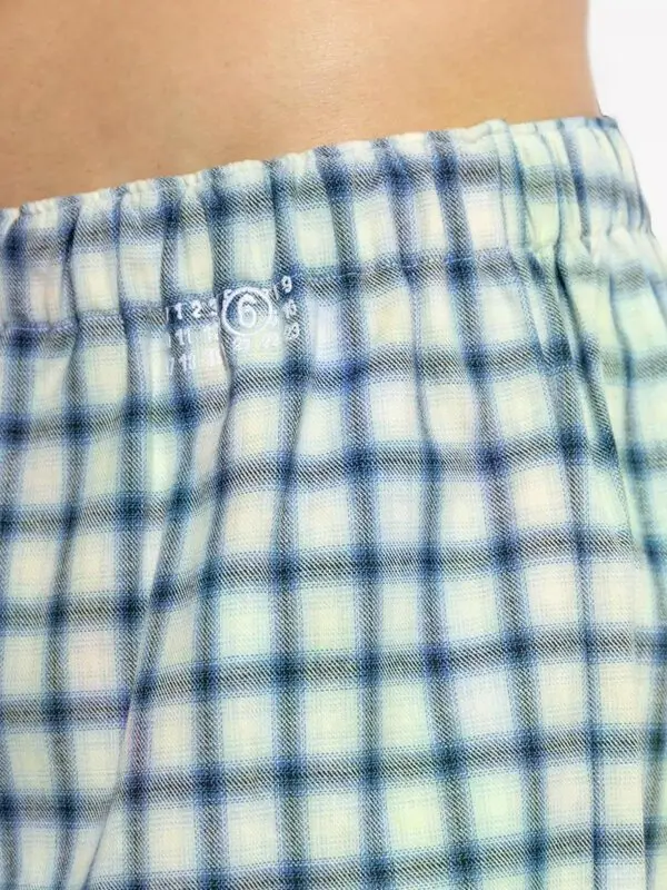 MAISON MARGIELA Check-print Pajama Pants