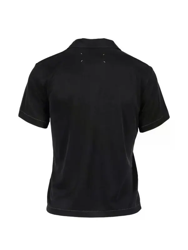 MAISON MARGIELA Four Stitch-detail Polo Top