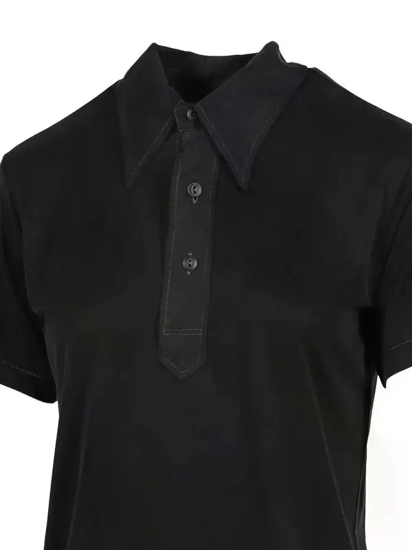 MAISON MARGIELA Four Stitch-detail Polo Top