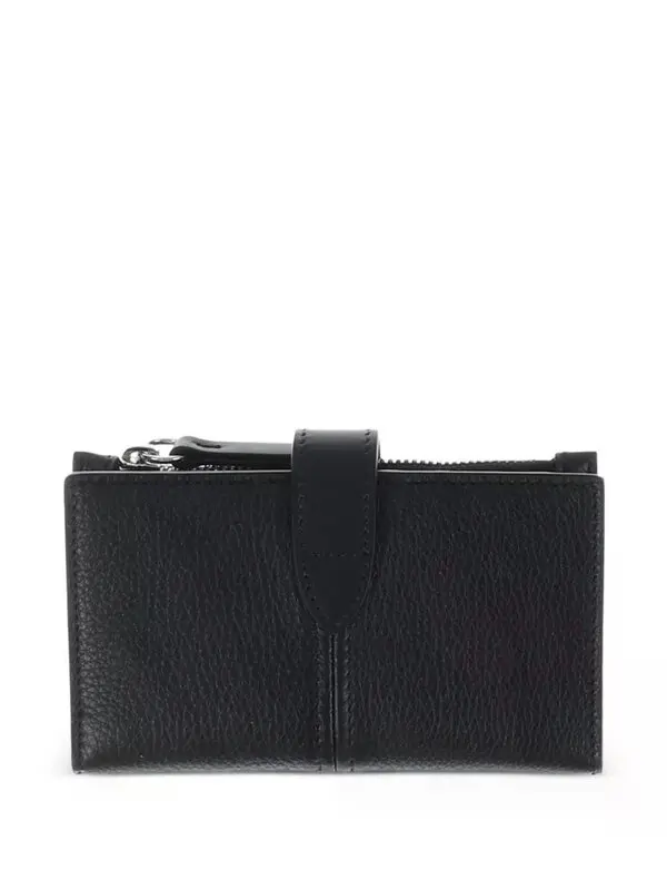 MAISON MARGIELA Leather Zip Cardholder - Black