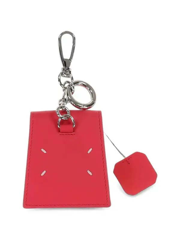 MAISON MARGIELA Four Stitch Leather Bag Charm