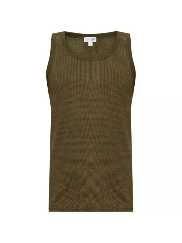 MAISON MARGIELA Waffle-knit Tank Top