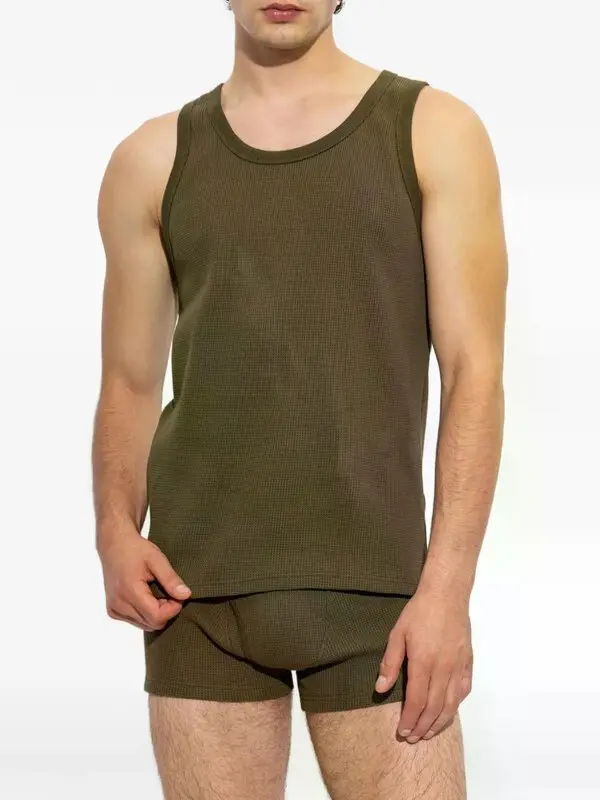 MAISON MARGIELA Waffle-knit Tank Top