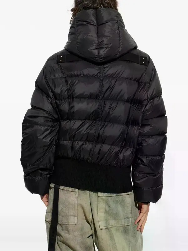 Rick Owens Quilted Hooded Down Jacket