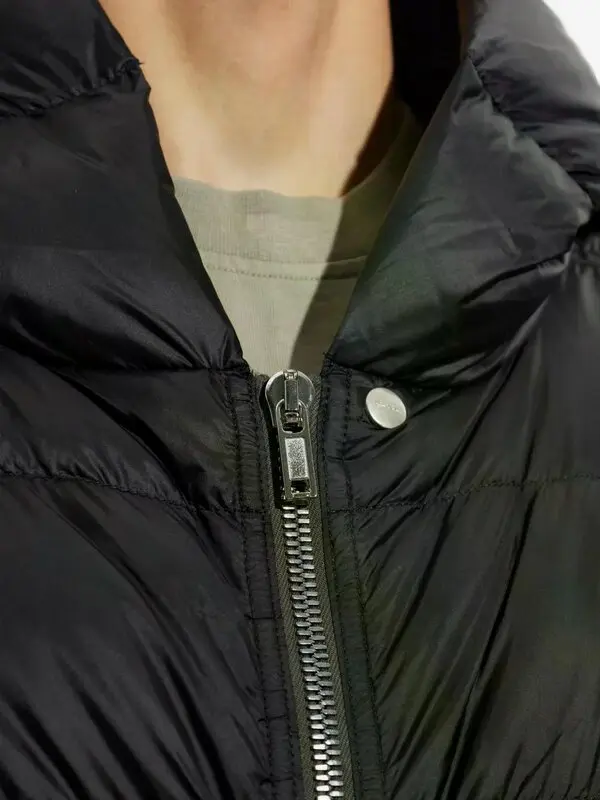 Rick Owens Quilted Hooded Down Jacket