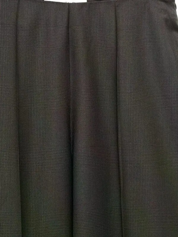THE FRANKIE SHOP Glen-plaid Pleated Trousers