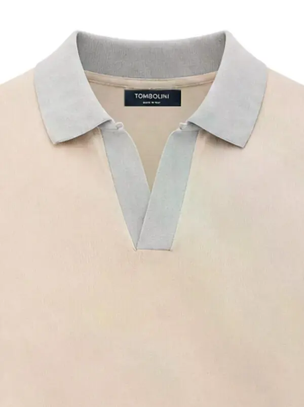TOMBOLINI Two-tone Knitted T-shirt