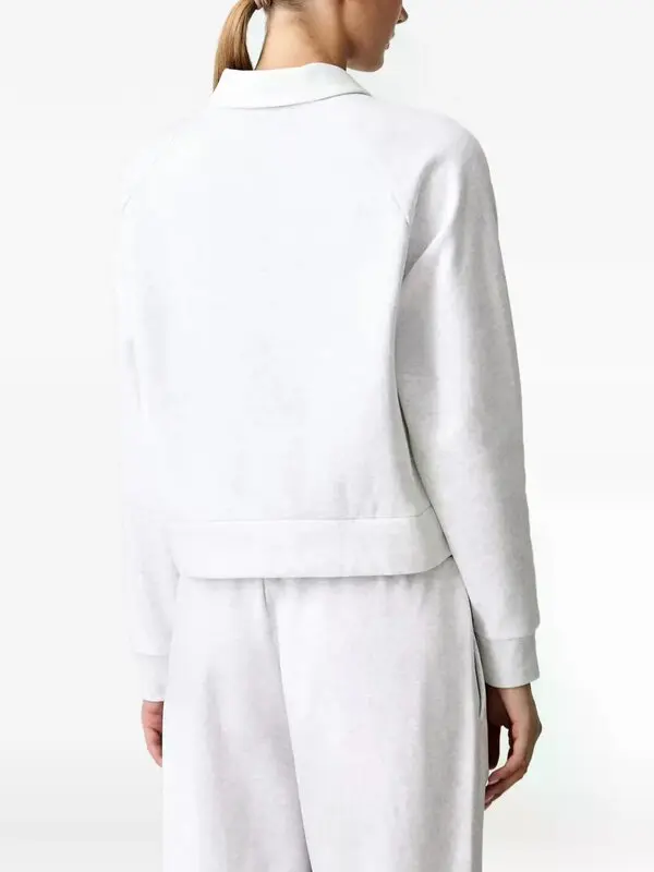 PUMA Logo-embroidered Polo-collar Sweater