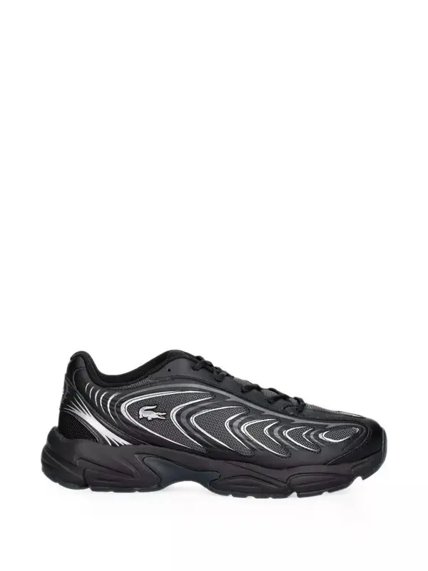 Lacoste Storm 96 3k Panelled Mesh-insert Sneakers - Black