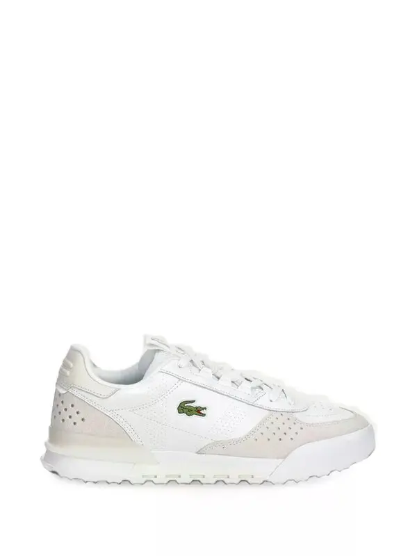 Lacoste Slam Break Perforated Panelled Sneakers - White