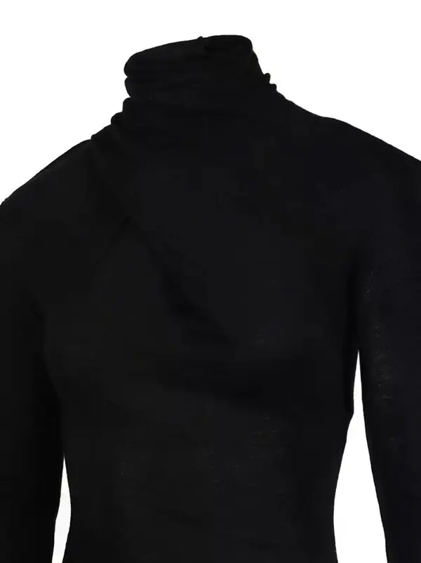 Attico Long-sleeved T-shirt With Embroidered Logo