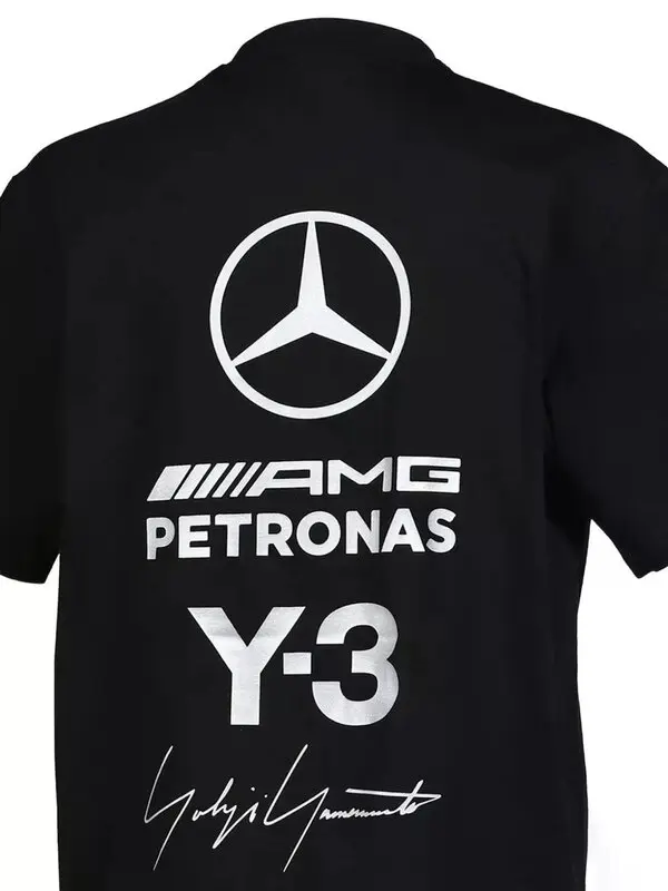 Y3 X Mercedes Logo-print T-shirt