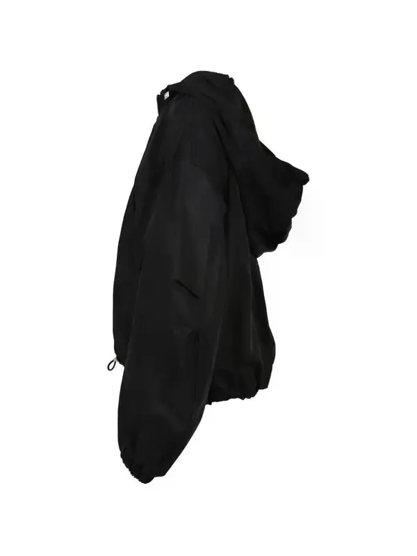 Attico Hooded Balloon-fit Bomber Jacket