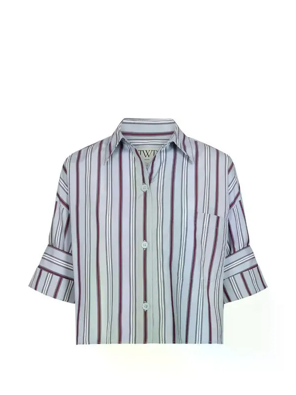 TWP Next Ex Striped Shirt - Blue