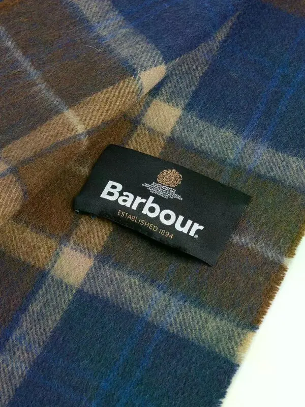 Barbour Brack Patchwork Tartan Scarf