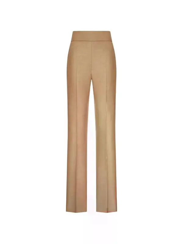Valentino Garavani High-waisted Pressed-crease Trousers