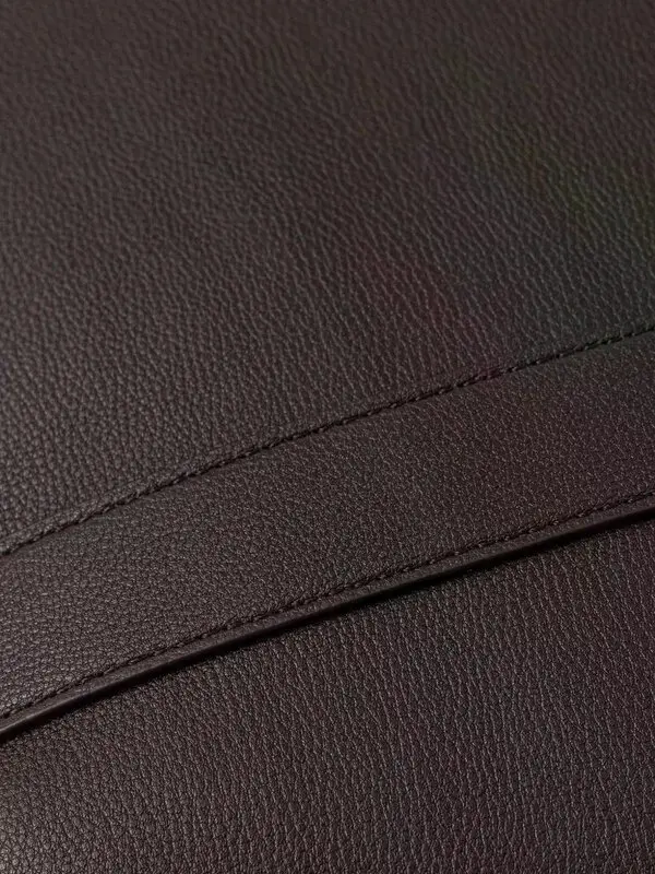 Lacoste Logo-plaque Grained-textured Tote Bag