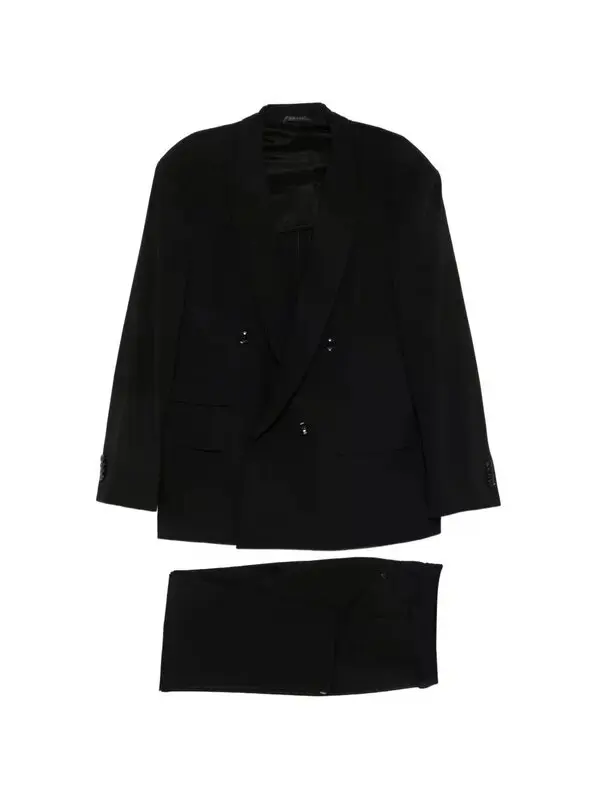 Giorgio Armani Virgin Wool Suit - Black
