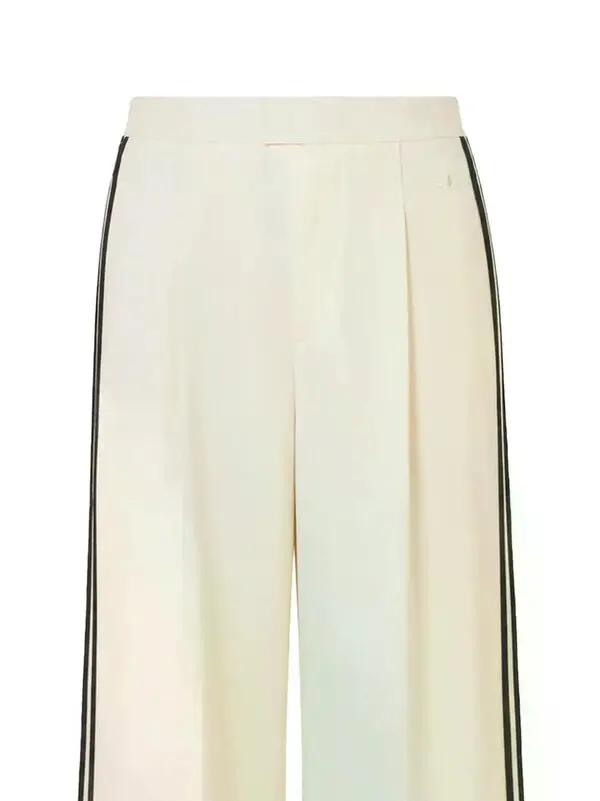 Adidas X Wales Bonner Side-stripe Wide-leg Trousers