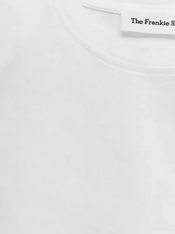 THE FRANKIE SHOP Anira Padded-shoulder T-shirt - White