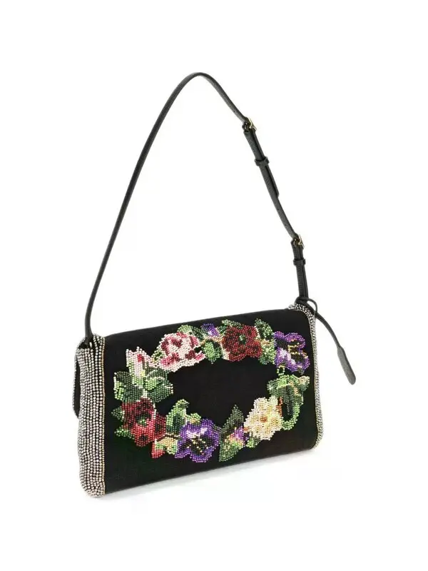 Valentino Garavani Devain Small Embroidered Shoulder Bag