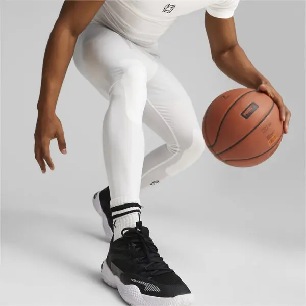PUMA Hoops Full Length Baselayer Basketball Tight - White