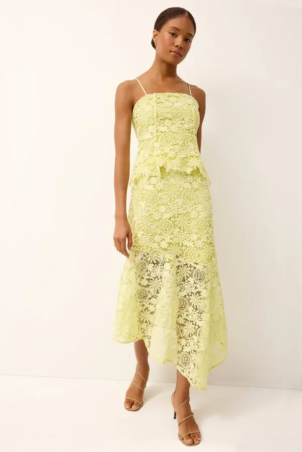 MARIE OLIVER Casey Skirt - Canary