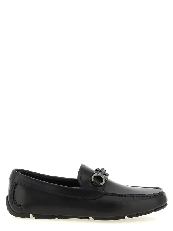 FERRAGAMO Sunday' Loafers - Black