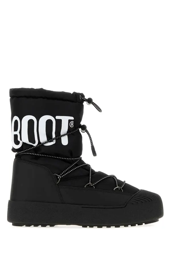 Moon Boot Fabric And Rubber Mtrack Ankle Boots