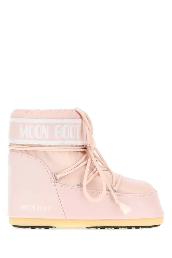 Moon Boot Light Nylon Icon Low Ankle Boots - Pink