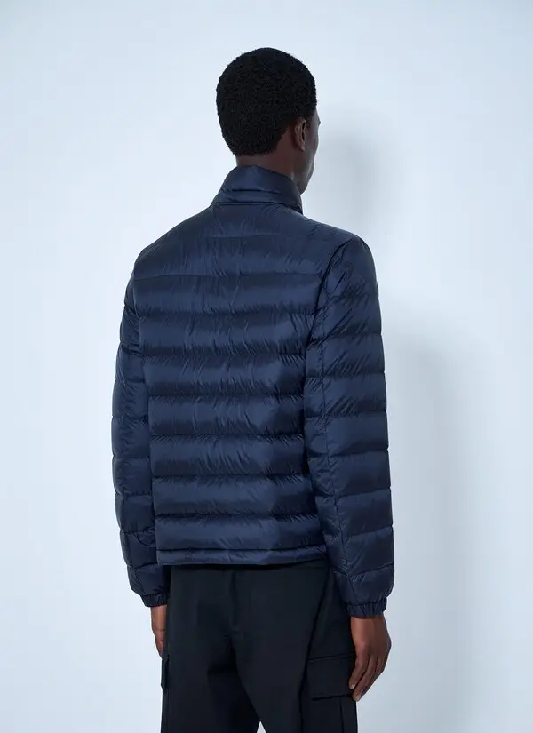 Moncler Verith Hooded Short Down Jacket - Blue
