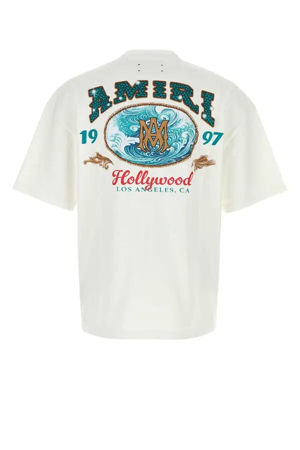 Amiri White Cotton Oversize T-shirt