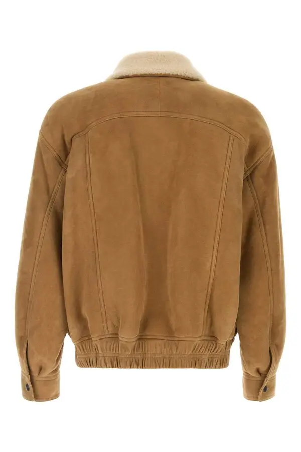 Saint Laurent Beige Shearling Jacket