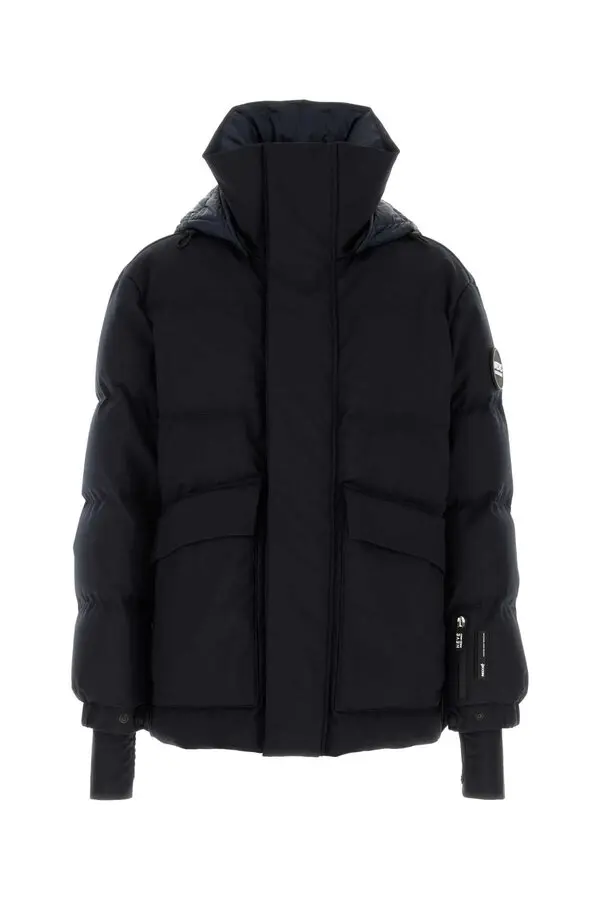 Giorgio Armani Midnight Stretch Polyester Blend Ski Jacket - Blue