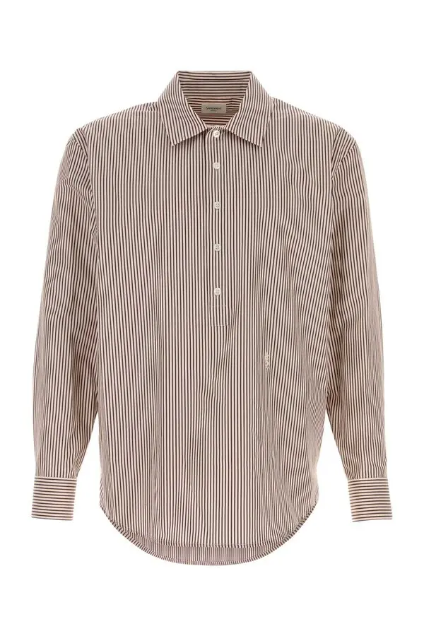Saint Laurent Chemise Classic Fit Col Polo B