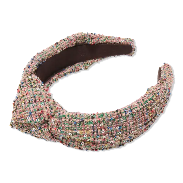 Lele Sadoughi Knotted Tweed Headband - Confetti