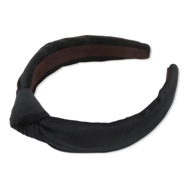 Lele Sadoughi Velvet Slim Knotted Headband
