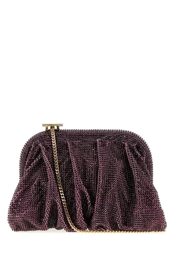 Benedetta Bruzziches La Petite Venus Clutch - Purple