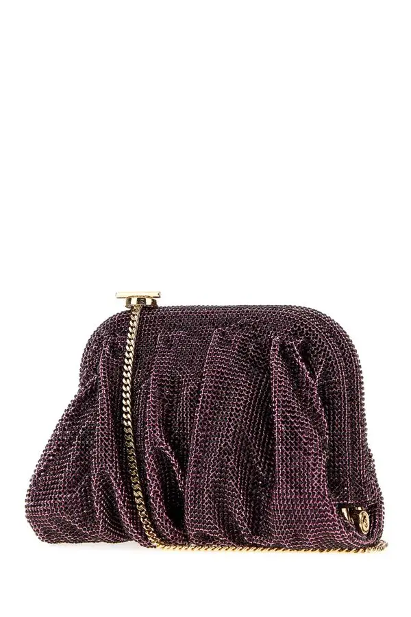Benedetta Bruzziches La Petite Venus Clutch - Purple